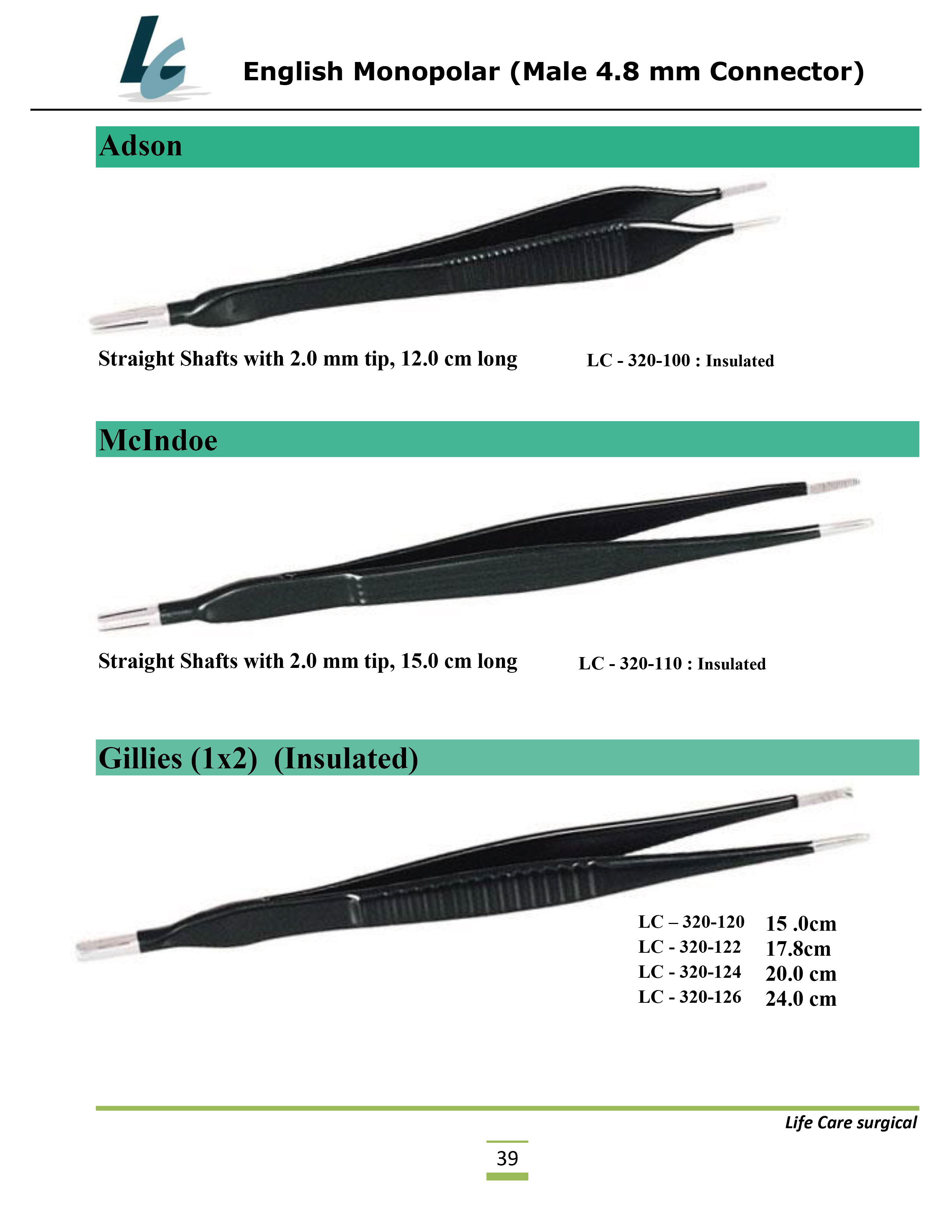 LifeCare | Electrosurgical Instruments