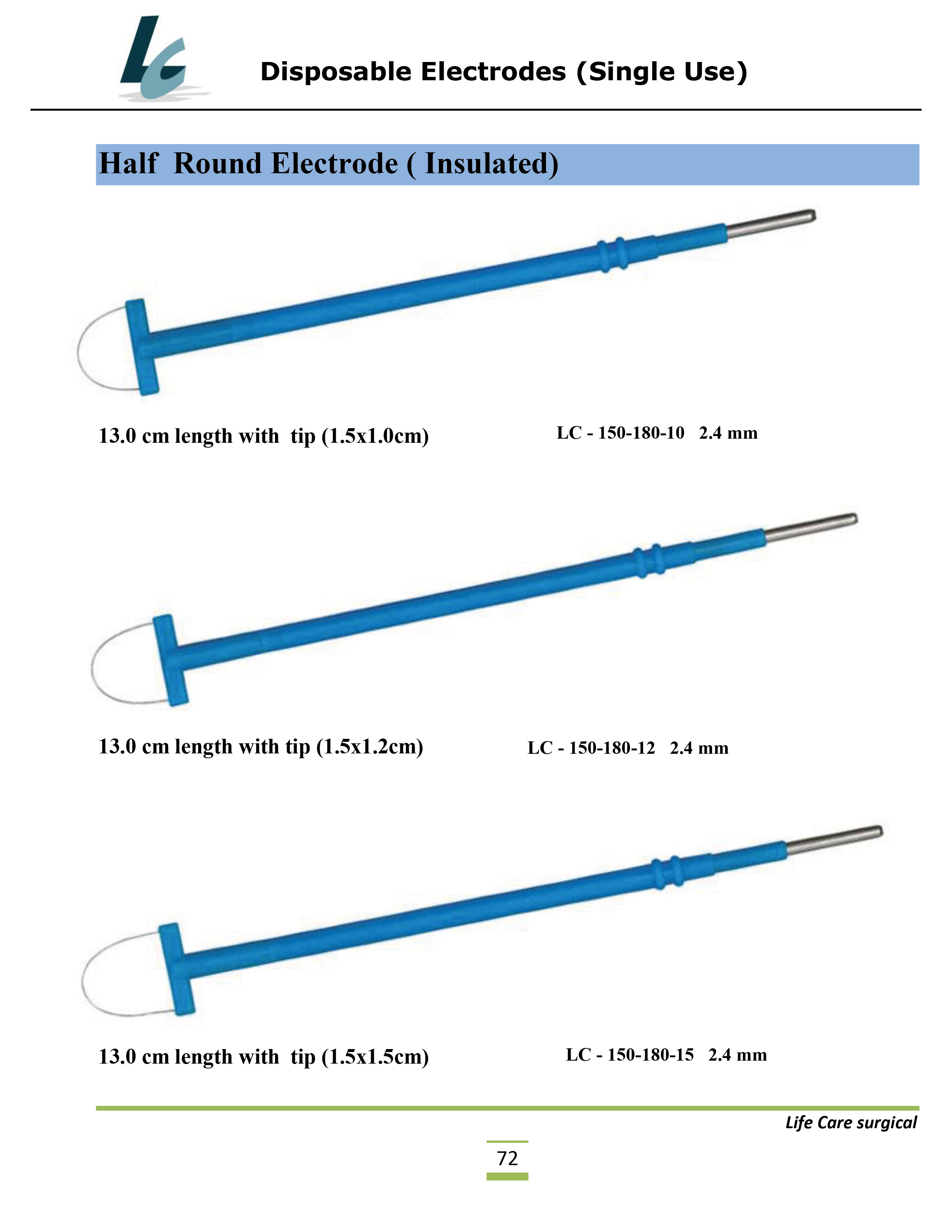 LifeCare | Disposable electrodes (Single Use)