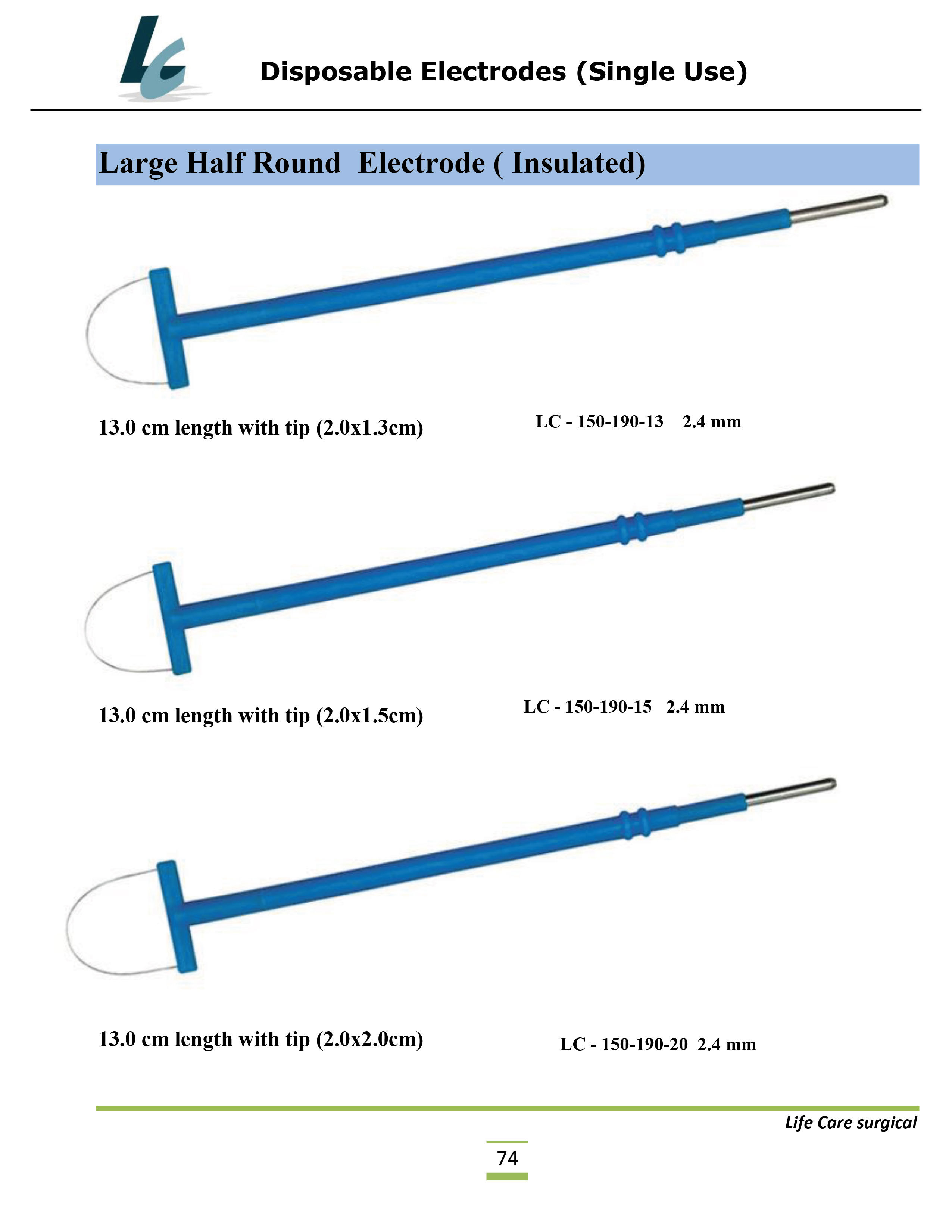 LifeCare | Disposable electrodes (Single Use)