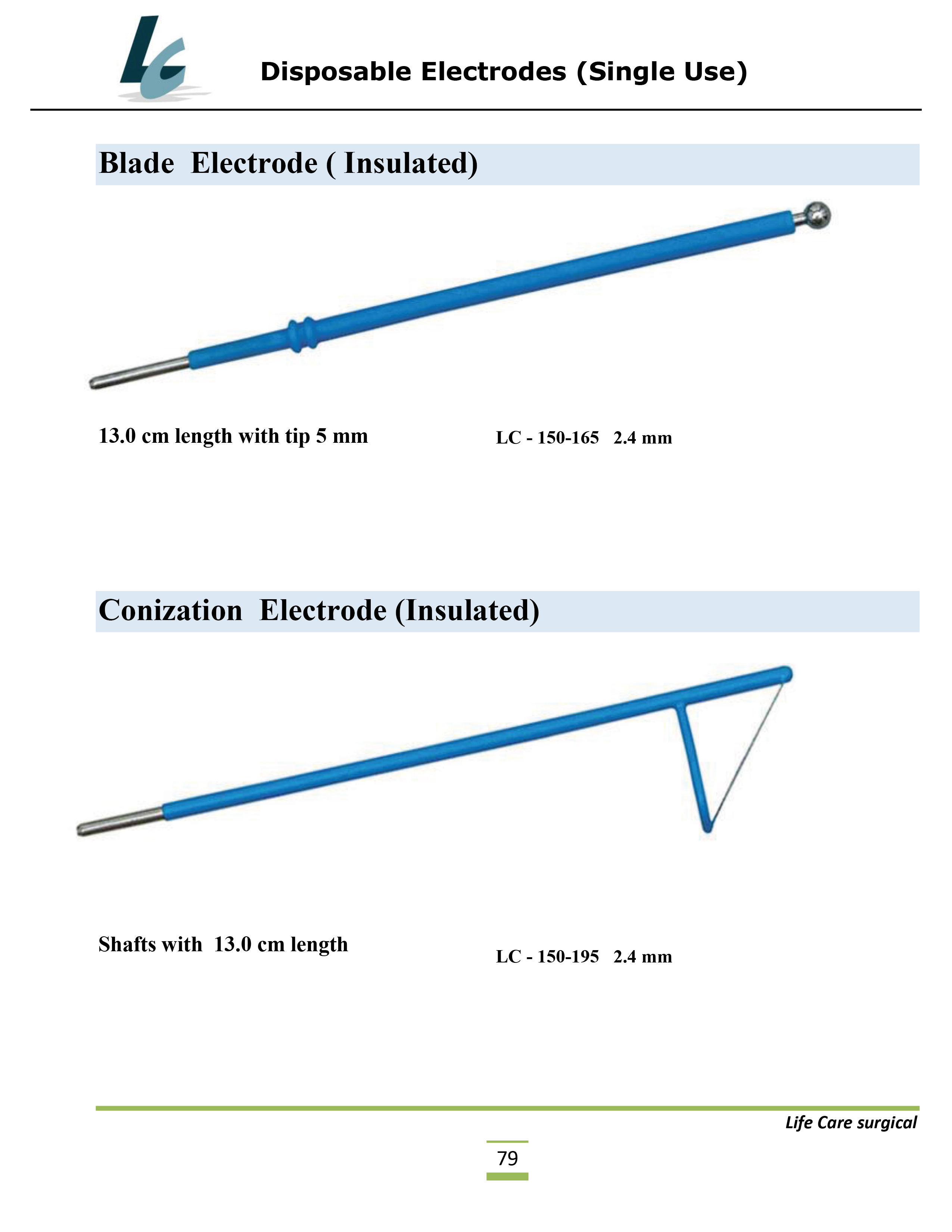 LifeCare | Disposable electrodes (Single Use)