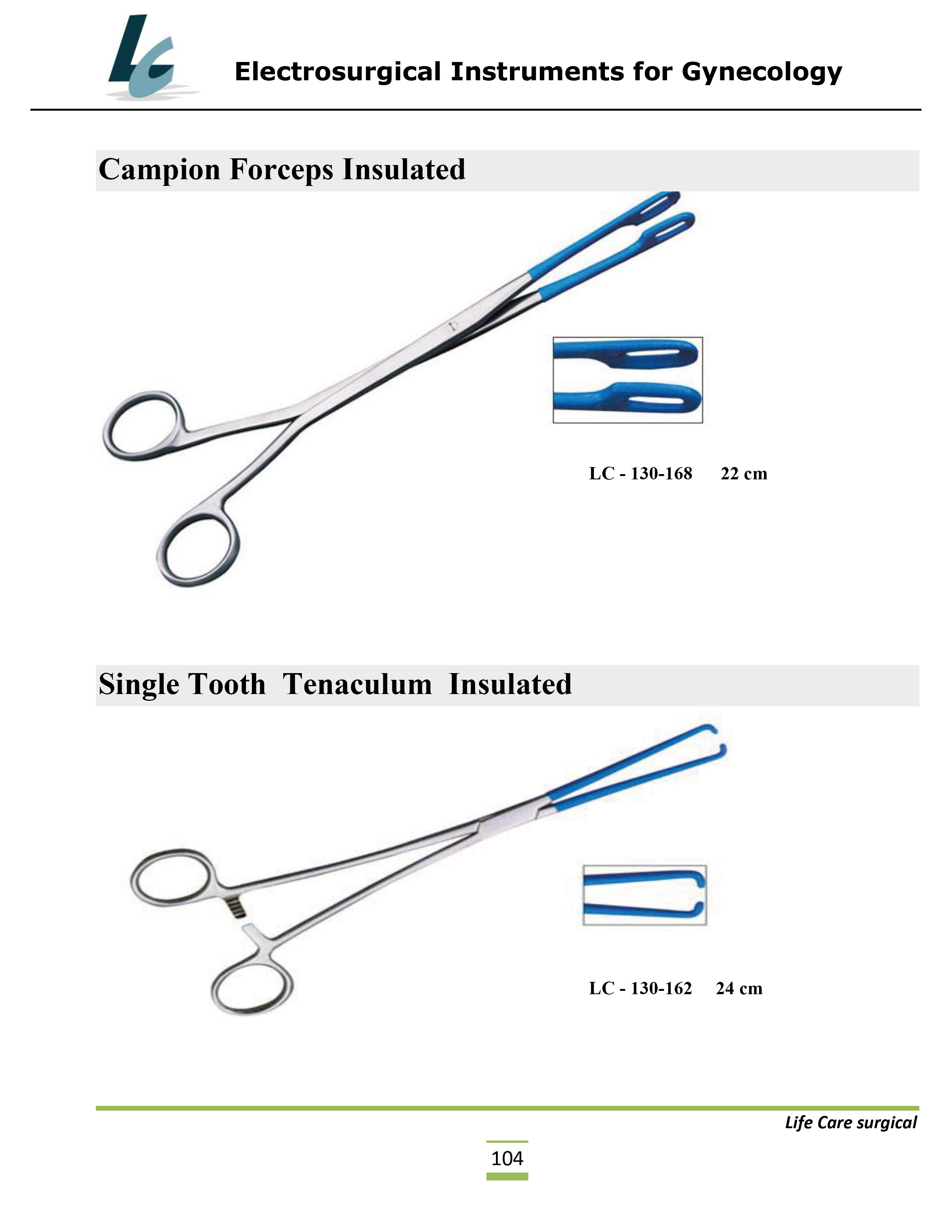 LifeCare | Electrosurgical Instruments for Gynecology
