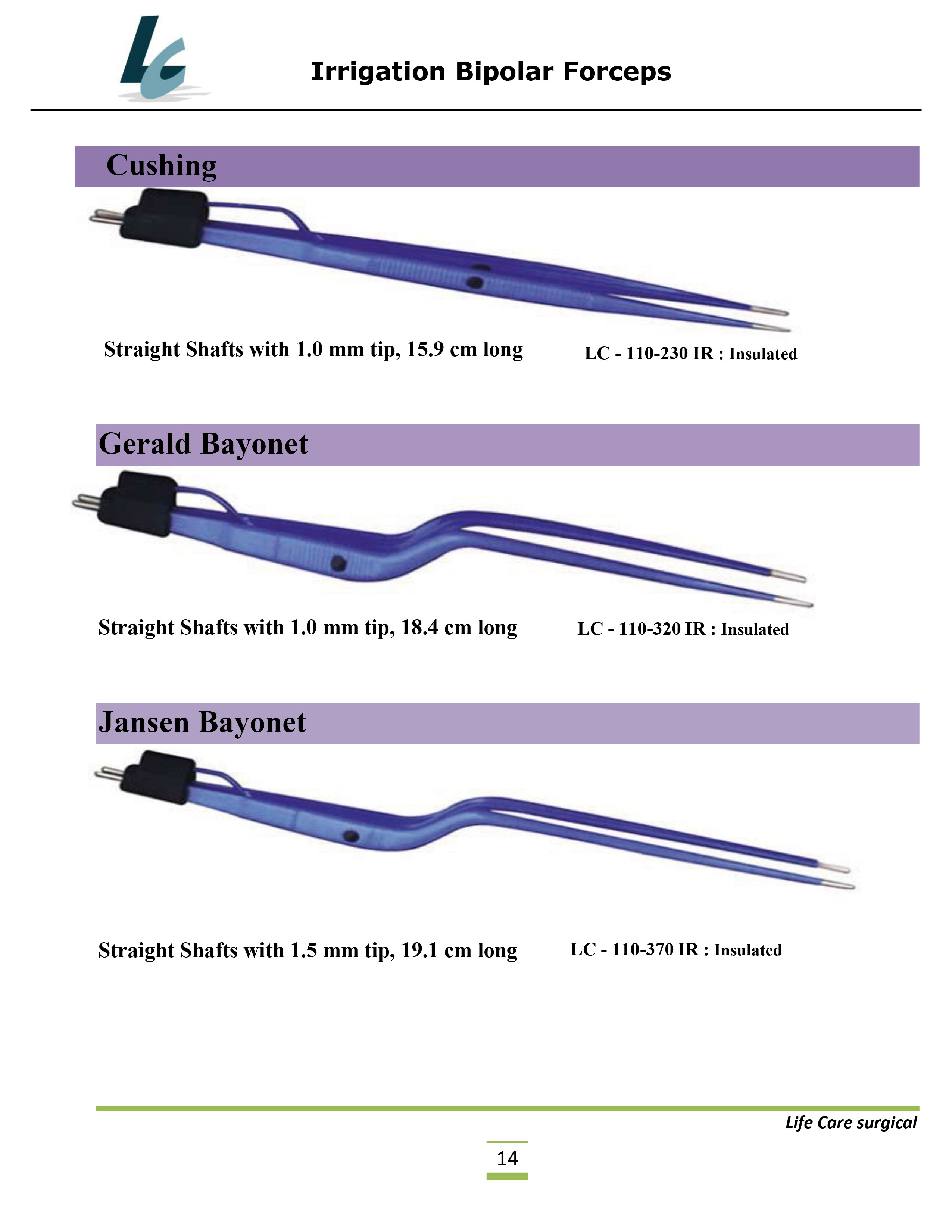 LifeCare | Electrosurgical Instruments