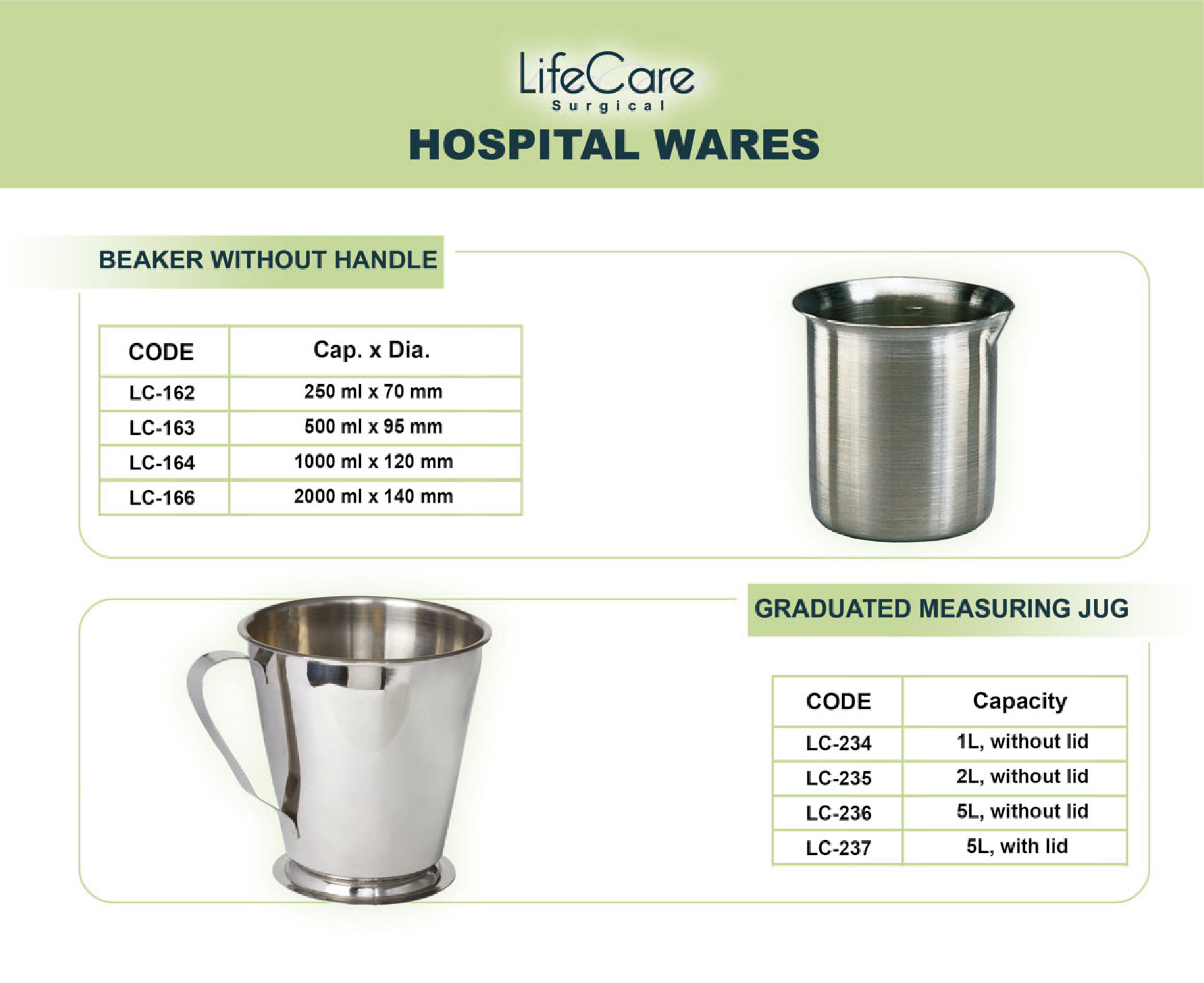 LifeCare | Hospital Wares