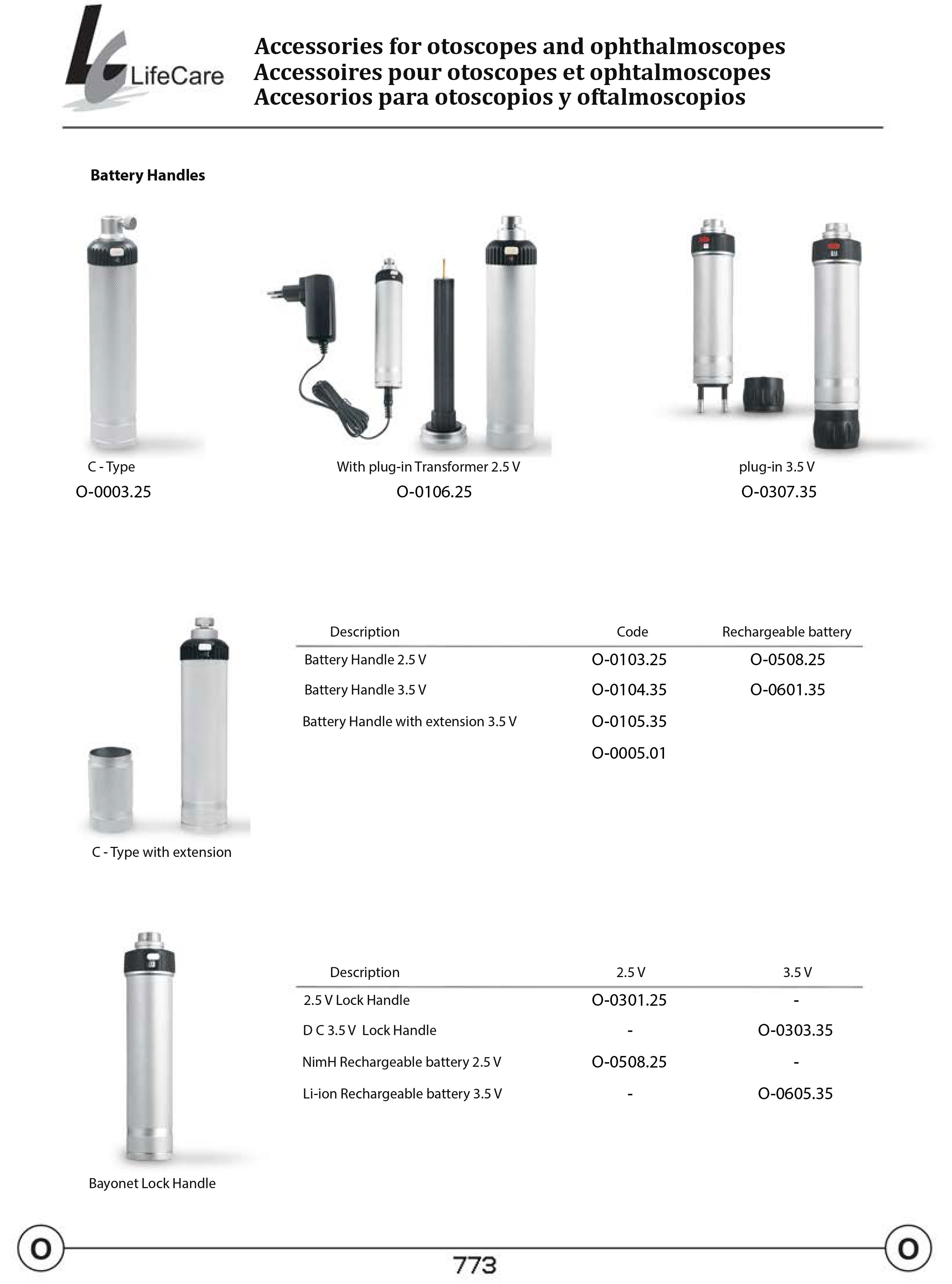 LifeCare | Accessories for Otoscopes and Ophthalmoscopes